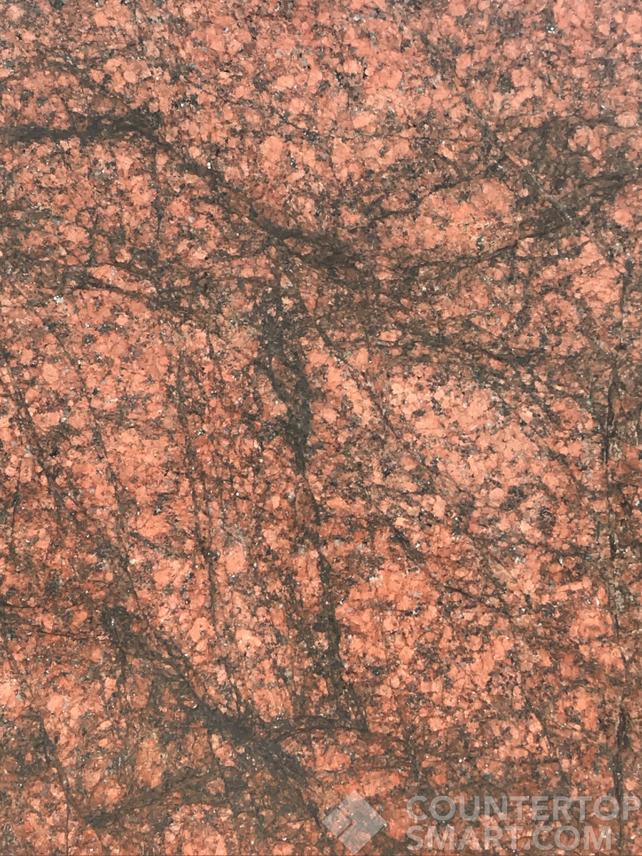 Red Dragon Granite Countertop Remnant 68"x35" Polished 3.0cm