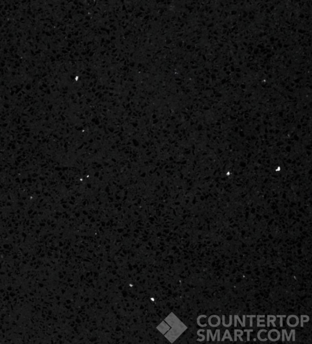 Stellar Night Quartz Countertop Remnant 125"x30" Polished 3.0cm