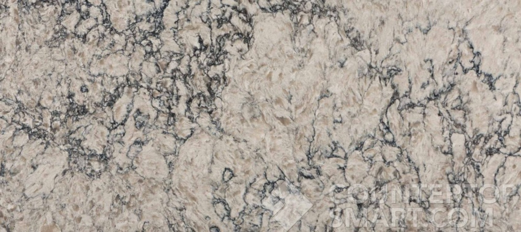 Himalayan Moon Quartz Countertop Remnant 52"x28" Polished 3.0cm