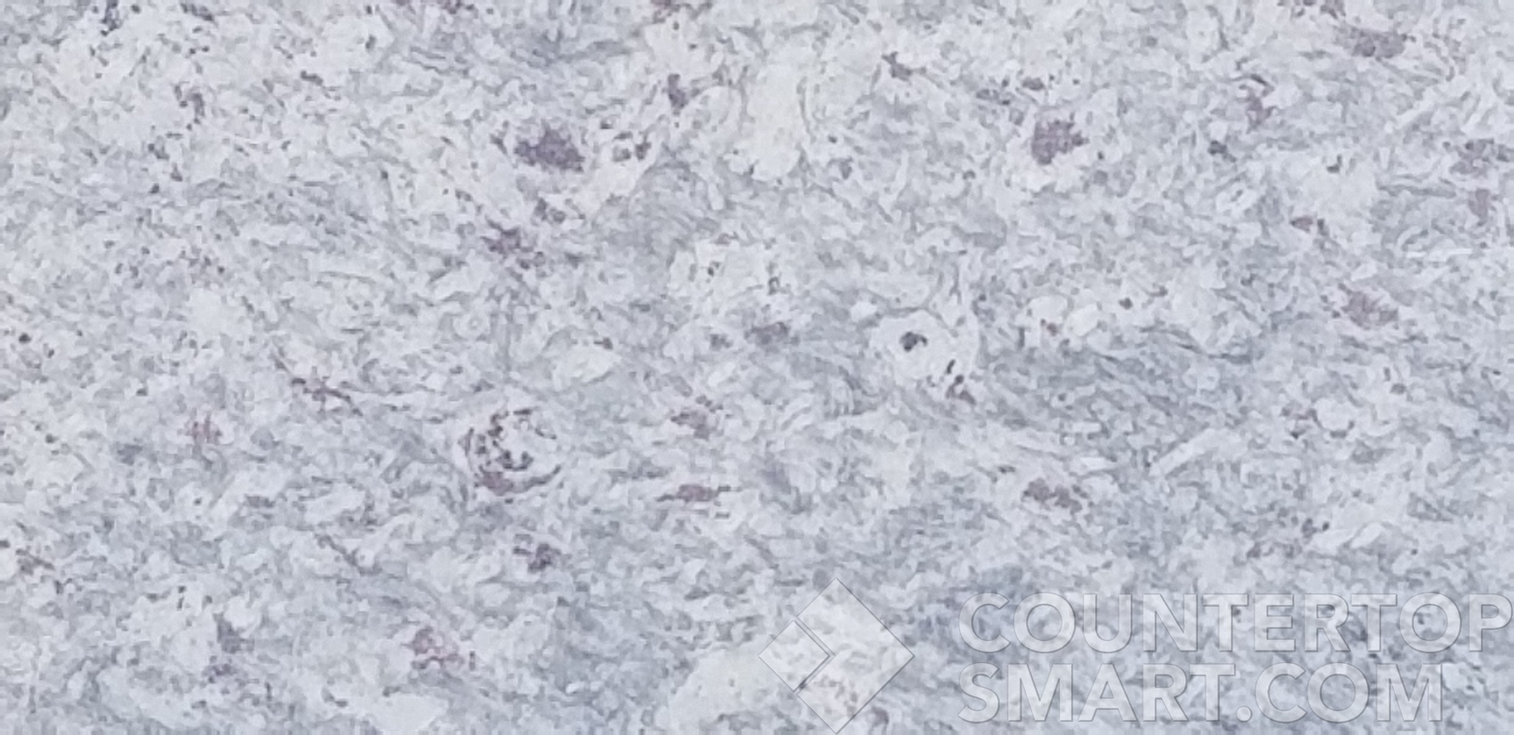 Moon White Granite Countertop Remnant 129"x25" Polished 3.0cm