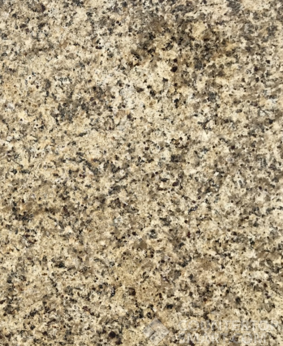 Giallo Ornamentale Cream Granite Countertop Remnant 64"x47" Polished 3.0cm