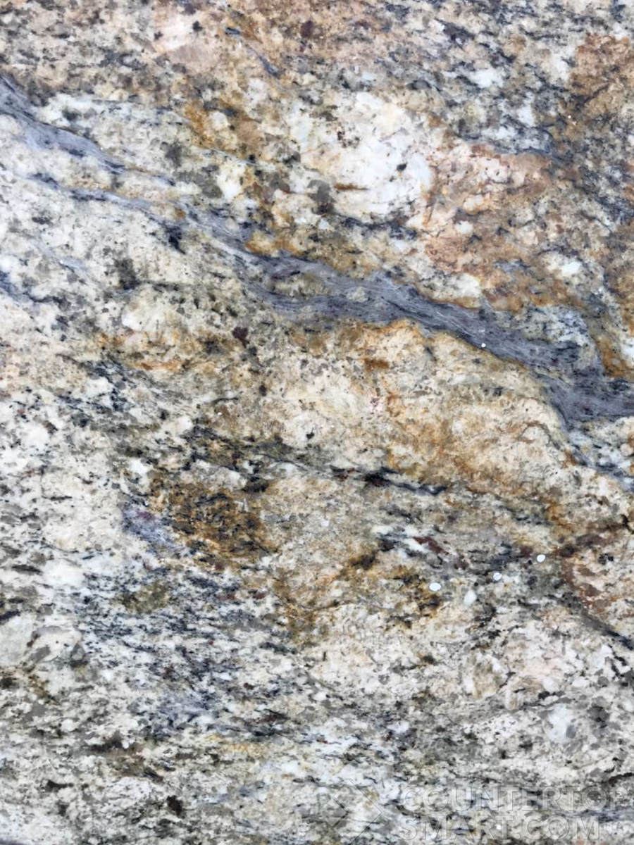 Golden River Granite Countertop Remnant 91"x25" Polished 3.0cm