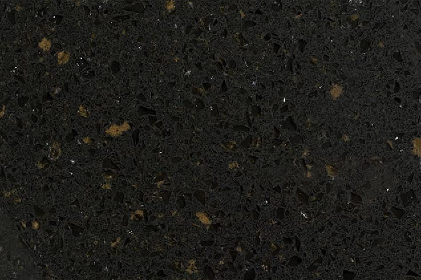 Buy Custom Royal Black Quartz Countertops - Austin, TX