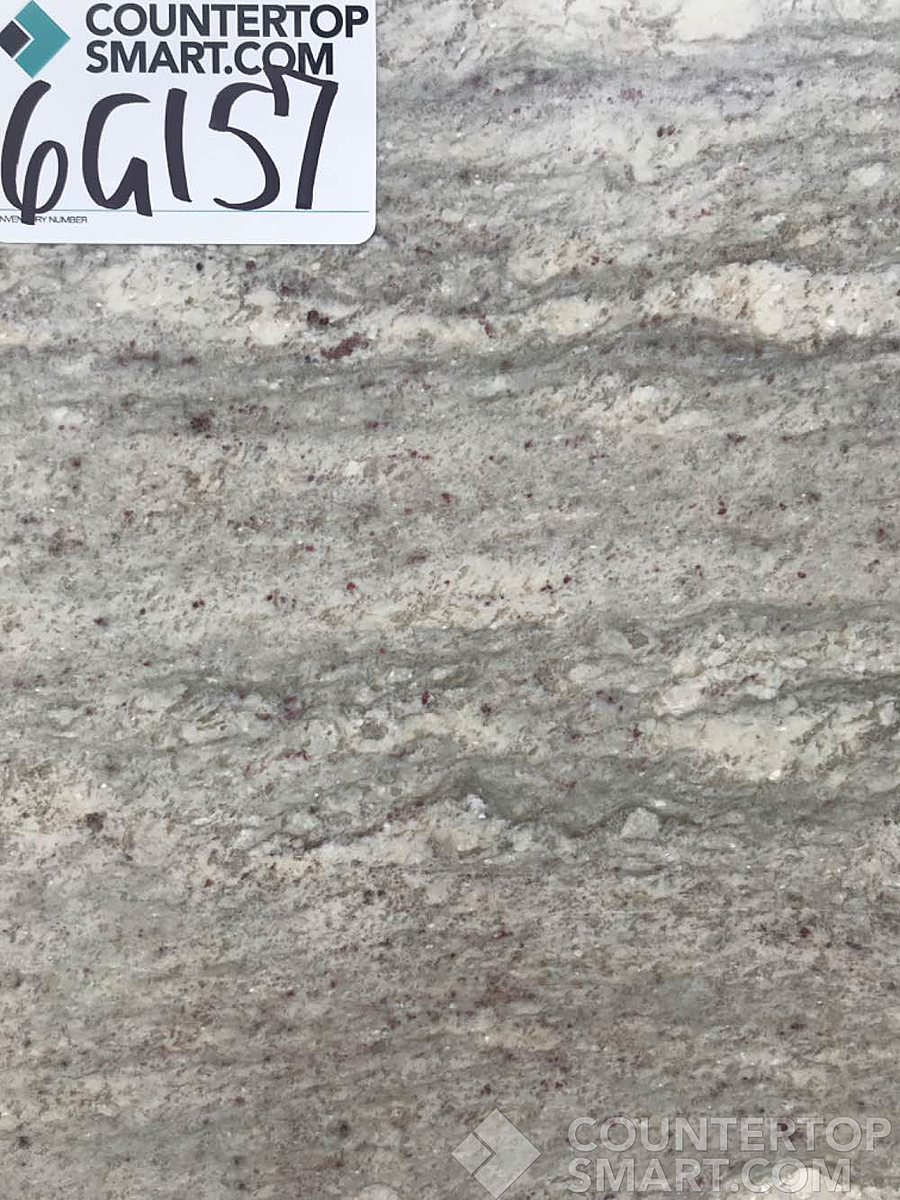 Thunder White Granite Countertop Remnant 51"x49" Polished 3.0cm