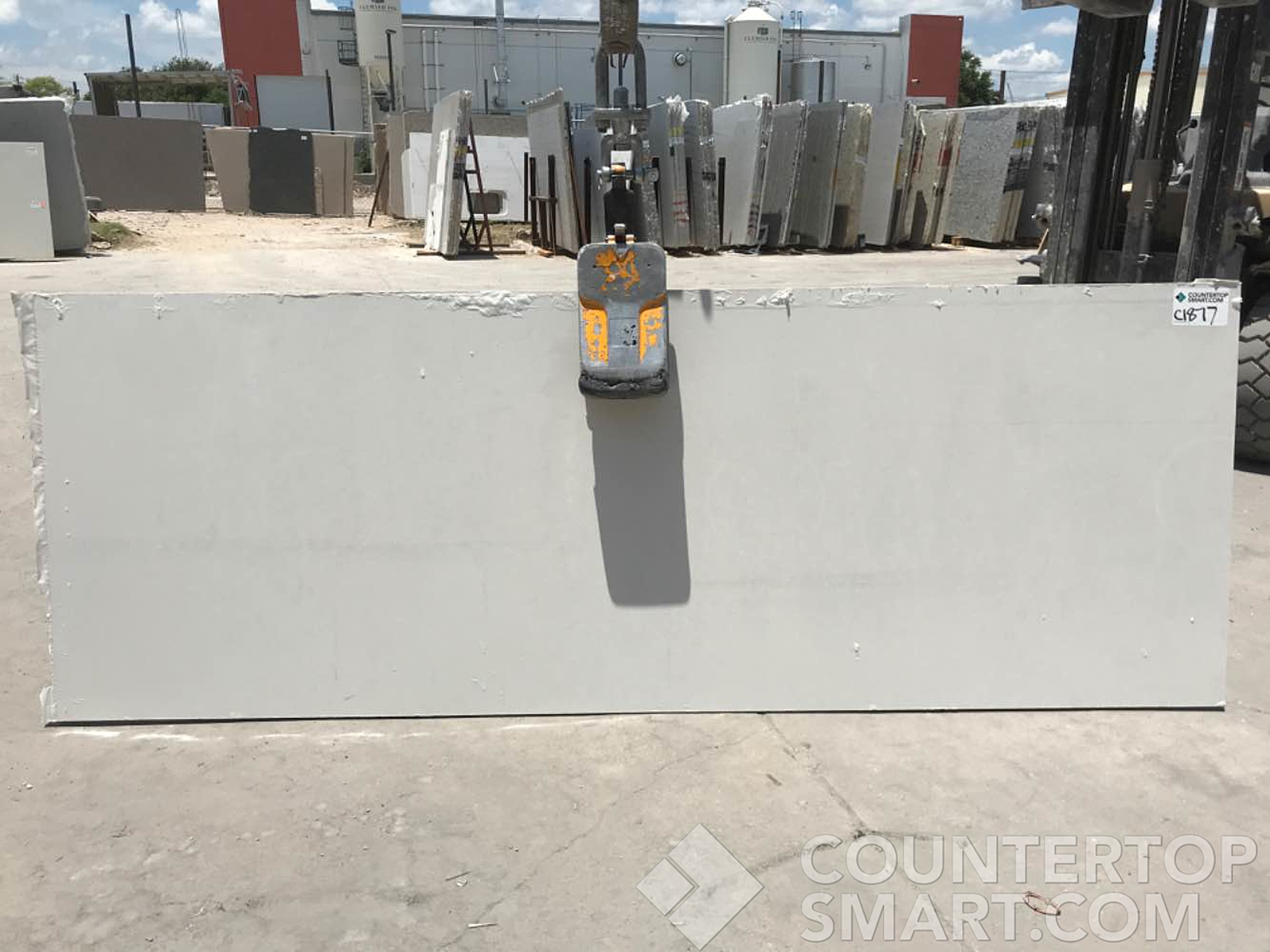 Glacial Quartz Countertop Remnant 98"x35" Polished 2.0cm