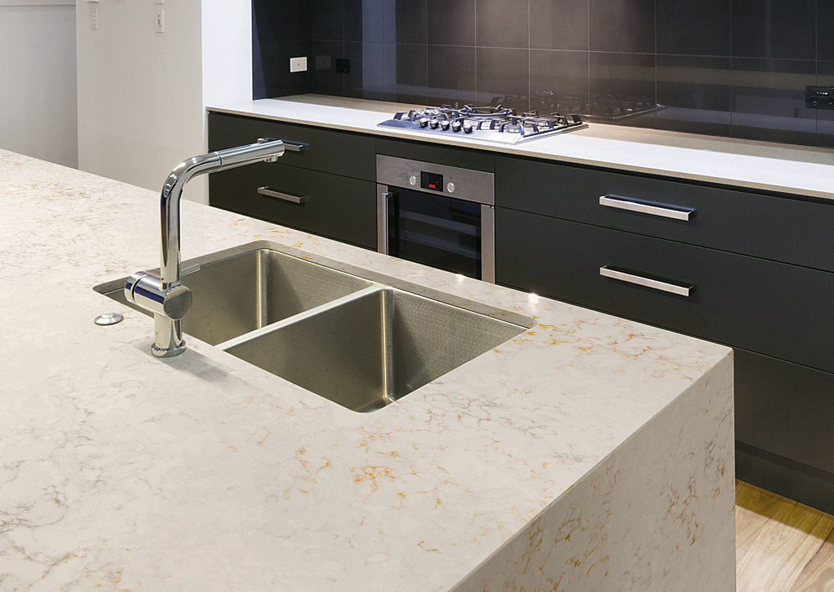 Pulsar Quartz Countertops at Cosentino Center Austin