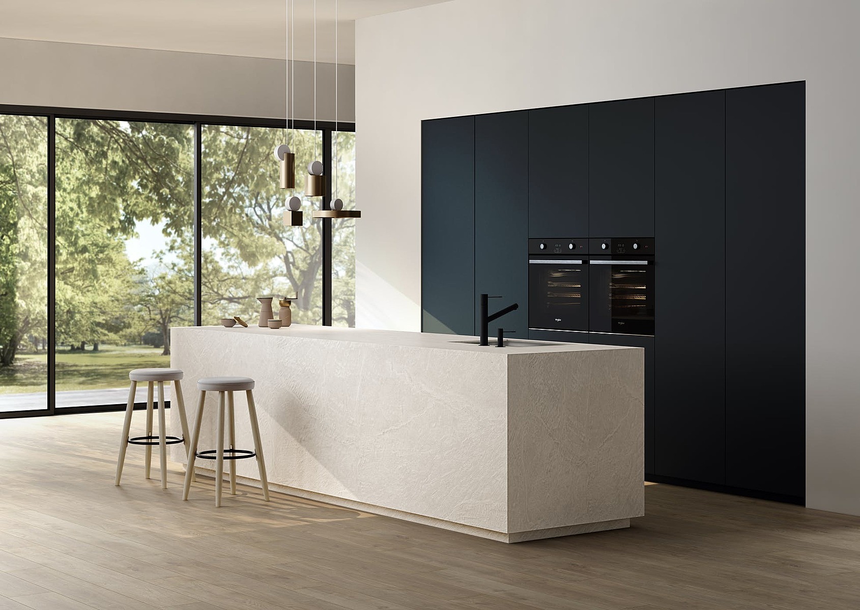 Liquid Shell Sintered Countertops at Cosentino Center Austin