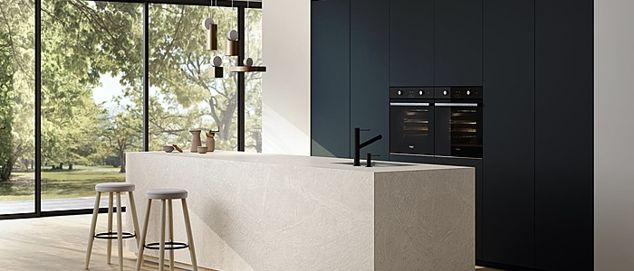 Liquid Shell Sintered Countertops at Cosentino Center Austin
