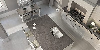 Vera Sintered Countertops at Cosentino Center Austin